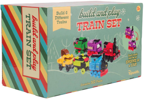 Build and Play Train Set Building Set Toysmith - ToyWiz