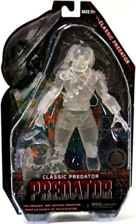NECA Predator Classic Predator Exclusive 7 Action Figure Cloaked, Loose ...
