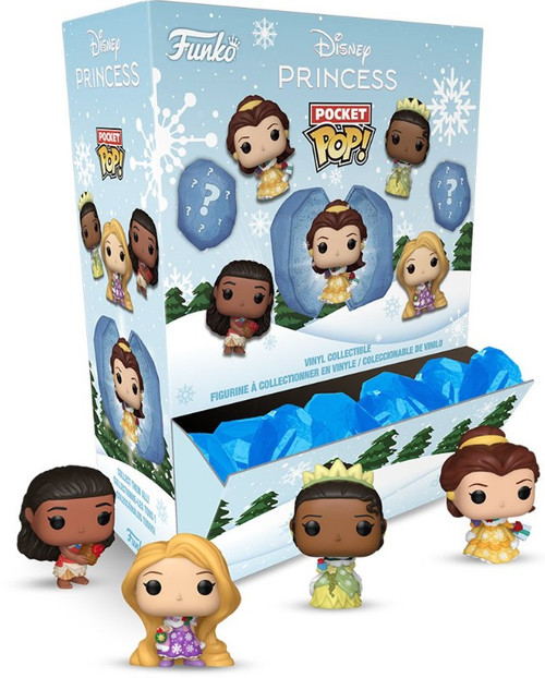 Funko Disney Ice Pocket POP Princess Holiday Mystery Box 12 Packs - ToyWiz