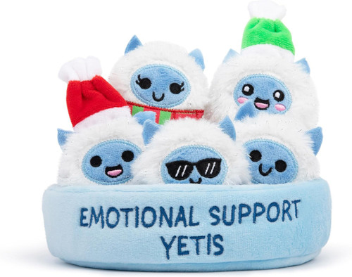 Emotional Support Yetis Plush Set What Do You Meme - ToyWiz