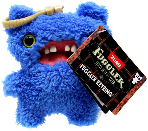 Fuggler Blue Screech 4 Plush Keyring Zuru Toys - ToyWiz