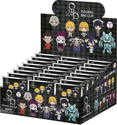 Minecraft 3D Figural Bag Clip Overlord Series 1 Mystery Box 24 Packs ...