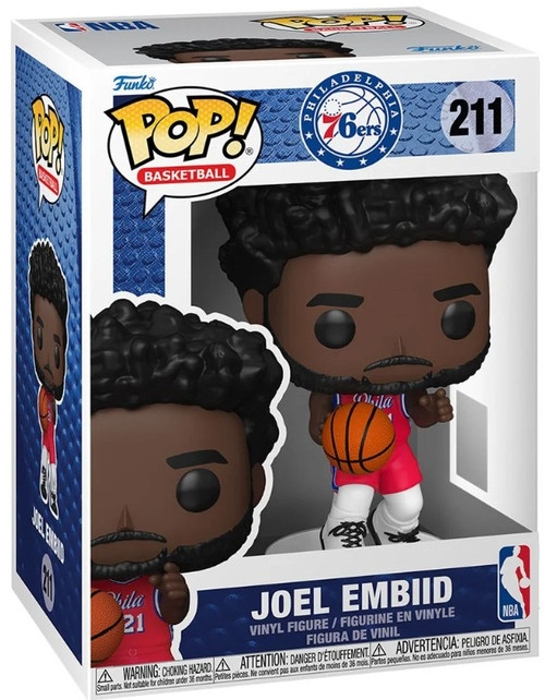 Funko NBA Philadelphia 76ers POP NBA Joel Embiid Vinyl Figure 211 - ToyWiz