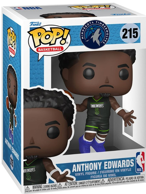 Funko NBA Minnesota Timberwolves POP NBA Anthony Edwards Vinyl Figure ...