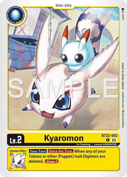 Digimon Trading Card Game Cyber Eden Single Card Common BT22-002 - ToyWiz