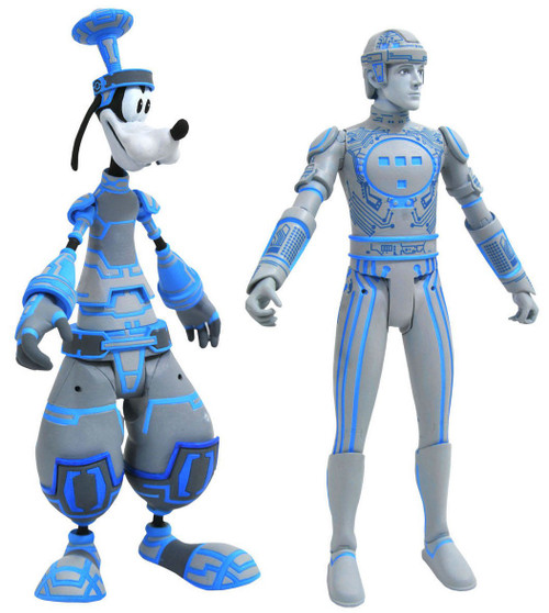 Disney Kingdom Hearts Series 3 Space Paranoids Goofy Tron 110 Action ...