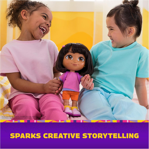 Dora the Explorer Sing Explore Dora Doll with Sound Window Boxed Spin ...