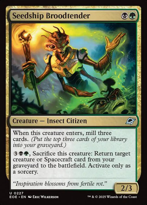 Magic The Gathering Edge of Eternities Single Card Uncommon Seedship ...
