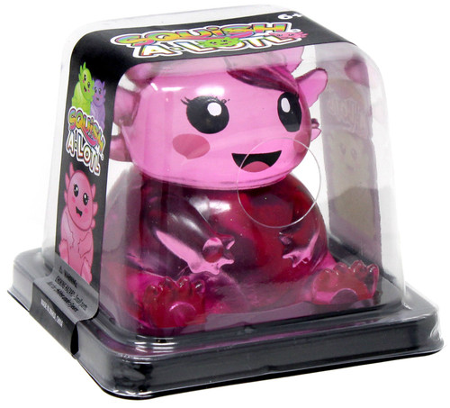Squish A-Lotl Translucent Pink Squeeze Toy Incredible Group - ToyWiz