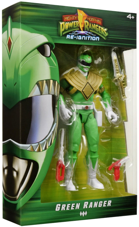 Power Rangers Mighty Morphin Re-Ignition Green Ranger Exclusive Action ...