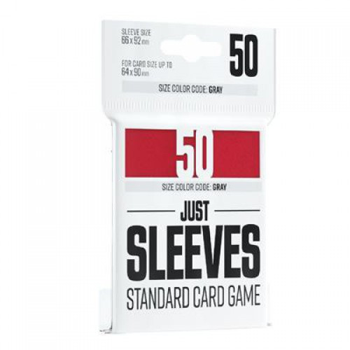 Gamegenic Just Sleeves Red Standard Size Card Sleeves 100 Count Asmodee ...