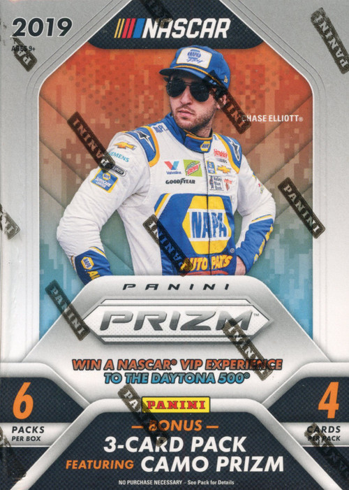 NASCAR Panini 2019 Prizm Racing Trading Card BLASTER Box 6 Packs - ToyWiz
