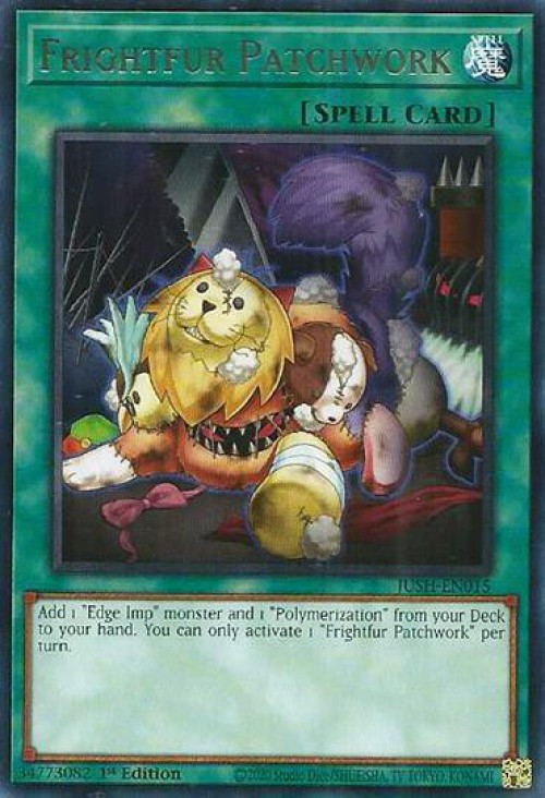 YuGiOh Trading Card Game Justice Hunters Single Card Rare Frightfur ...