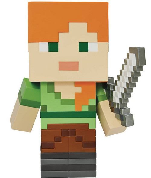 Minecraft Alex 9 Vinyl Figural Bank Monogram - ToyWiz