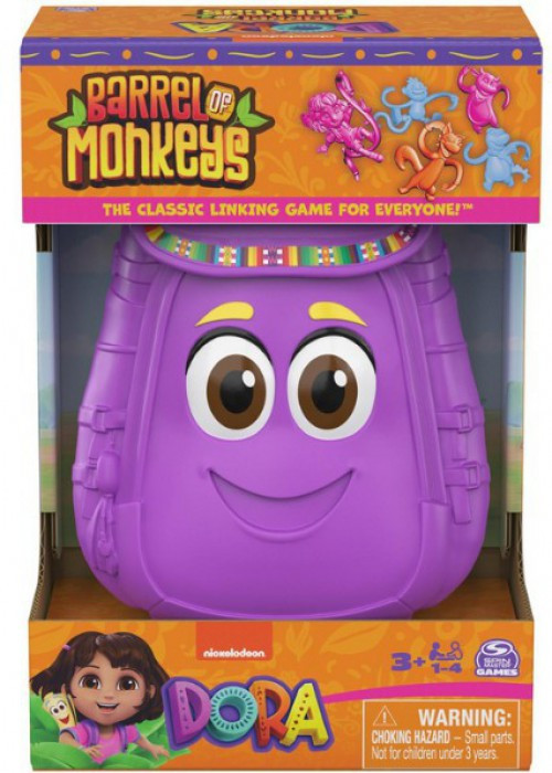 Dora the Explorer Barrel of Monkeys Game Spin Master - ToyWiz