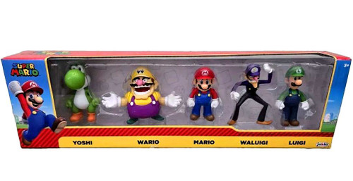 World of Nintendo Super Mario Yoshi, Wario, Mario, Waluigi Luigi ...