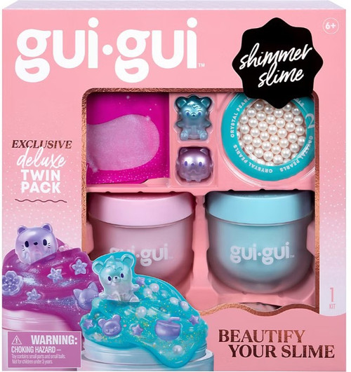 Gui-Gui Shimmer Slime Deluxe Set Exclusive Twin Pack The Most Beautiful ...
