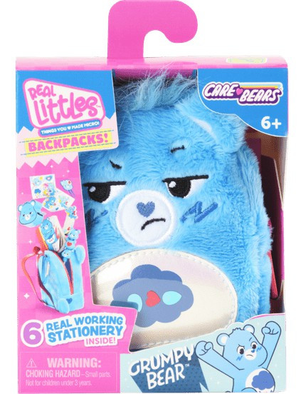 Care Bears Real Littles Backpacks Grumpy Bear Pack 1 Mini Backpack 6 ...