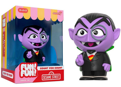 Sesame Street Sesame Street Fun Fun Count Von Count 7 Mascot Vinyl Toy ...