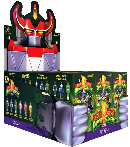 Power Rangers ReAction Mighty Morphin Mystery Box 12 Packs Super7 - ToyWiz