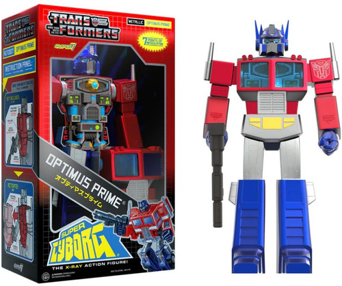 Transformers Super Cyborg Optimus Prime 11 Action Figure Metallic ...