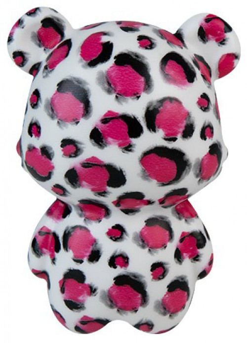 Very Beary Series 1 Pink Leopard Print 4 Collectible Squeeze Toy ORB ...