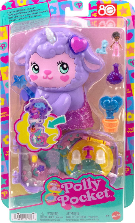 Polly Pocket Cozy Dreamland Compact Playset Mattel Toys - ToyWiz