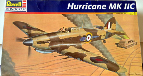 Revell Military Miniature Hurricane MK IIC 132 Model Kit - ToyWiz