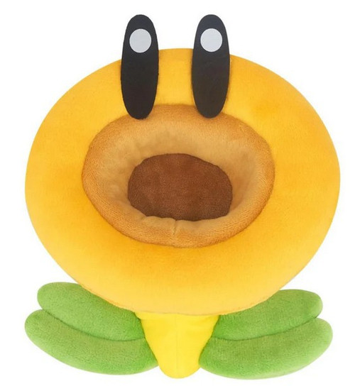Super Mario Talking Flower 6 Plush 18 Phrases San-Ei Little Buddy - ToyWiz