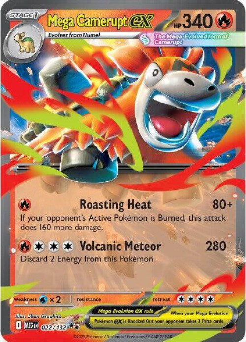 Pokemon Trading Card Game ME01 Mega Evolution Single Card Double Rare ...