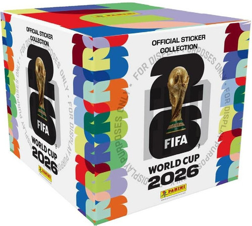 FIFA World Cup Panini 2026 Soccer Sticker Box 25 Packs - ToyWiz