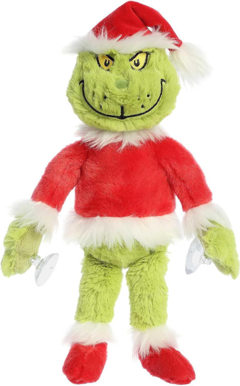 Dr. Seuss How the Grinch Stole Christmas The Grinch 12 Plush Window ...