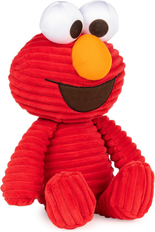 Sesame Street Cuddly Corduroy Elmo 10.5 Plush Gund - ToyWiz