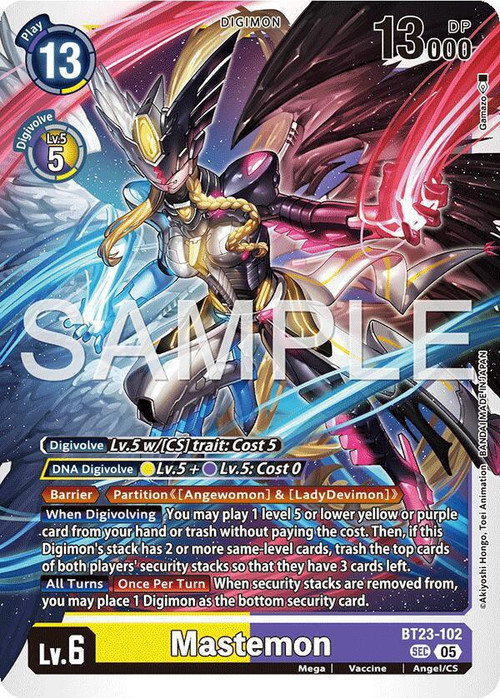 Digimon Trading Card Game Hackers Slumber Single Card Secret Rare ...