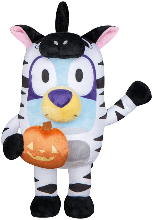 Bluey Halloween Bluey in Zebra Costume Exclusive 19 Porch Greeter Moose ...