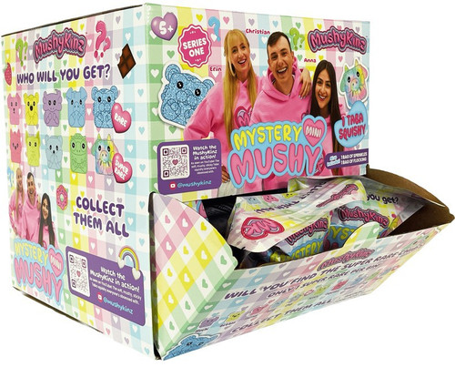 Taba Squishy Mystery Mini Mushy Series 1 TRIPLE Pack Box 24 Packs, 3 ...
