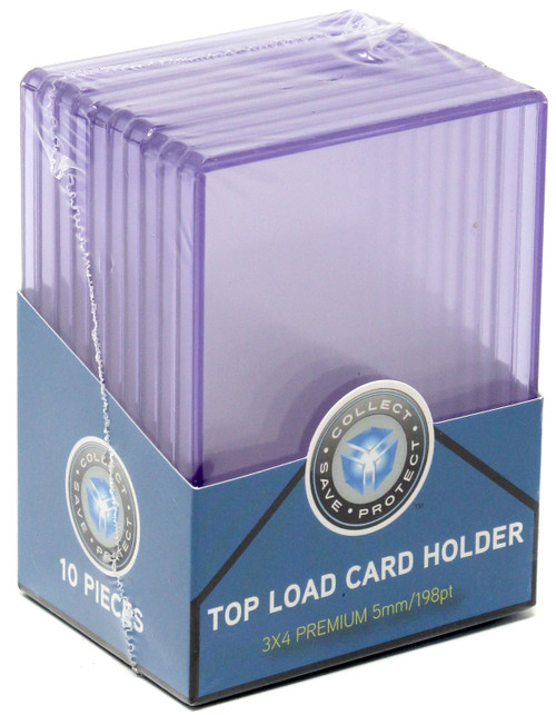 Collect Save Protect 3x4 Premium 198 Point Card Holders 10 Top Loaders ...