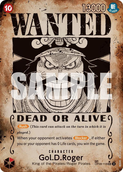 One Piece Trading Card Game Carrying On His Will Single Card Gol.D ...