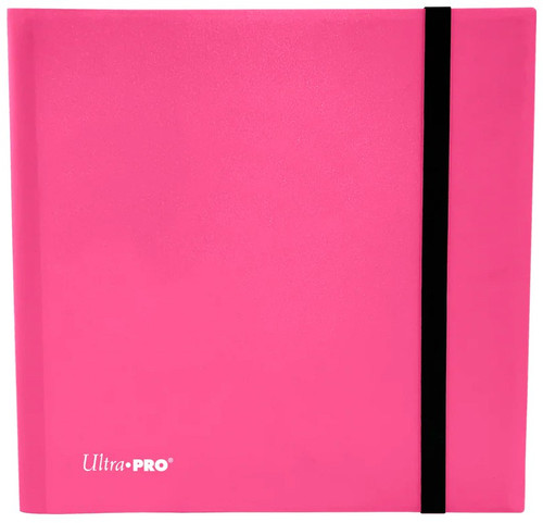 Ultra Pro Card Supplies Eclipse Hot Pink 12-Pocket PRO-Binder - ToyWiz