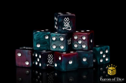 Baron Of Dice 6-Sided d6 Infinity Elves Dice Pack 25-Count Rounded - ToyWiz