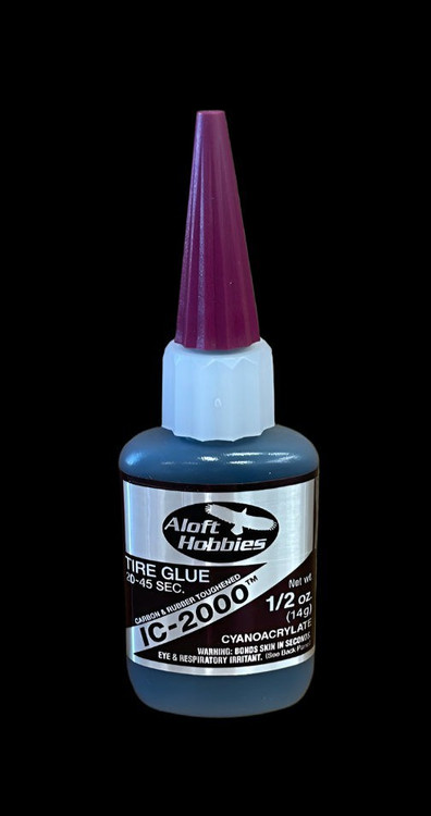 Premium Adhesives IC-2000 Black Rubber Toughened Cyanoacrylate .5 Ounce ...