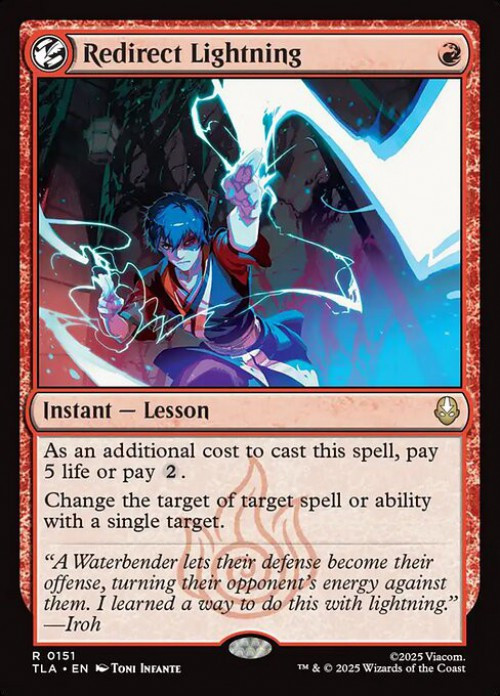 Magic The Gathering Avatar the Last Airbender Single Card Rare Redirect ...