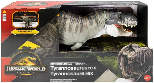 Jurassic World Rebirth Tyrannosaurus Rex Super Colossal Action Figure ...