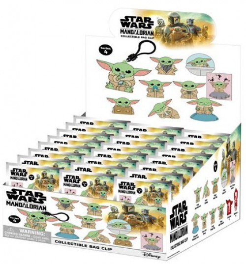 Star Wars 3D Figural Foam Bag Clip Best of Grogu Series 1 Mystery Box ...