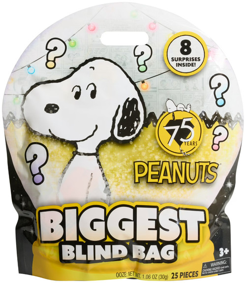 Peanuts 75 Years Peanuts Mystery Pack 8 Surprises Just Play - ToyWiz