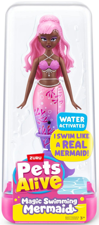 Pets Alive Magic Swimming Mermaid PINK PURPLE Outfit Figure Swims Like ...