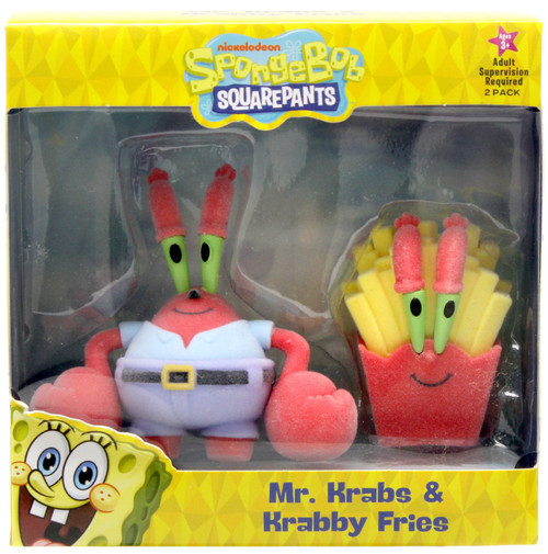 Spongebob Squarepants Mr. Krabs Krabby Fries 2.5 Mini Figure 2-Pack ...