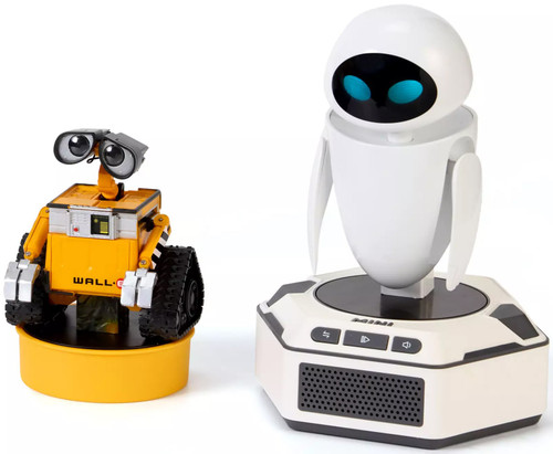 Disney Pixar Wall-E Wall-E Eve Robotic Mini Action Figure Set Robosen ...