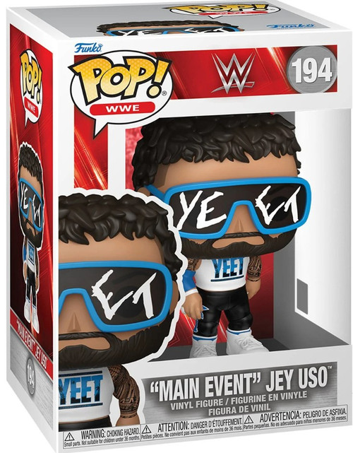 Funko WWE Wrestling POP WWE Jey Uso Vinyl Figure 194 - ToyWiz