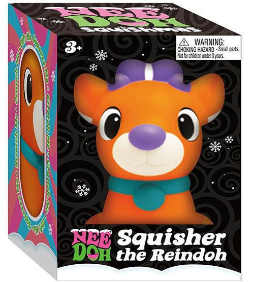 NeeDoh 2026 Squishmas Squisher the Reindeer Stress Ball 1 RANDOM Color ...